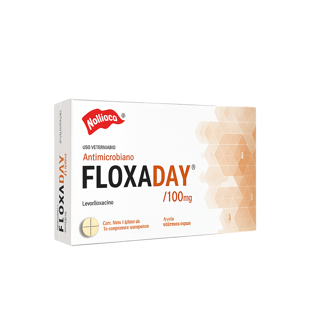 FLOXADAY 100MG CON 10 TABLETAS – VeterinariaElLobo