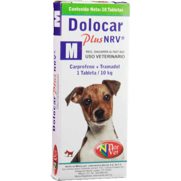 DOLOCAR PLUS NRV M 10 TAB – VeterinariaElLobo